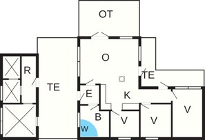 Casa | Planta do andar