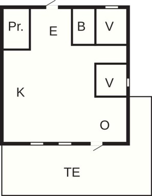 Casa | Planta do andar