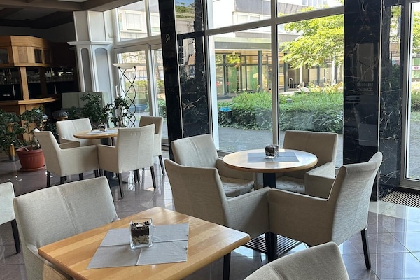 Área de estar no saguão