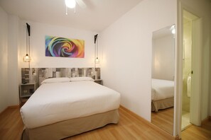 Apartamento, 4 quartos | 4 quartos, roupas de cama premium, edredons de pluma
