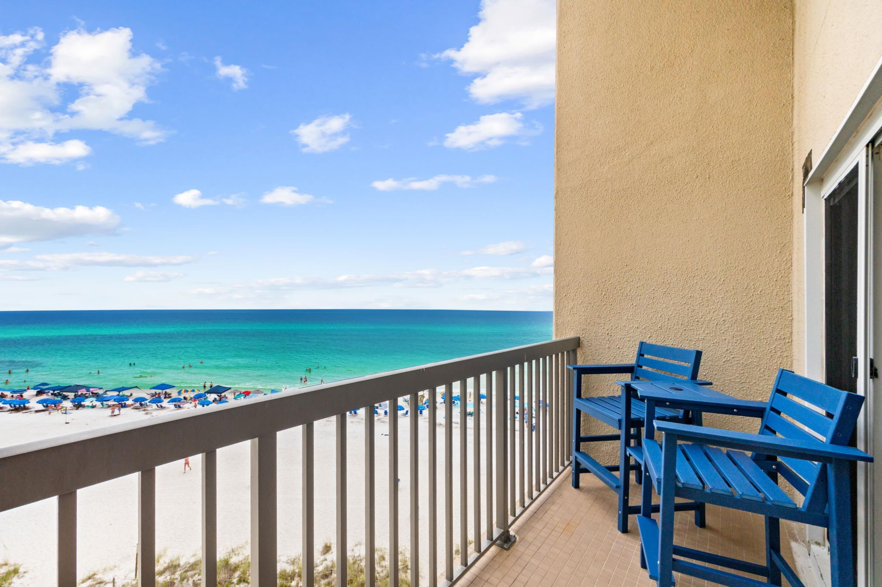 Apartamento em Condomínio Fechado, 1 quarto, vista para o oceano (A325) | Vista do quarto