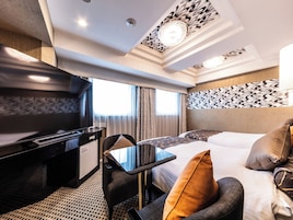 Quarto Twin Deluxe, não fumadores (Main bldg, Top floor-20F)