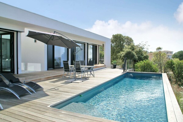 Sunset Villa With Bay View - Ajaccio