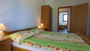 Apartamento | 2 quartos, roupa de cama