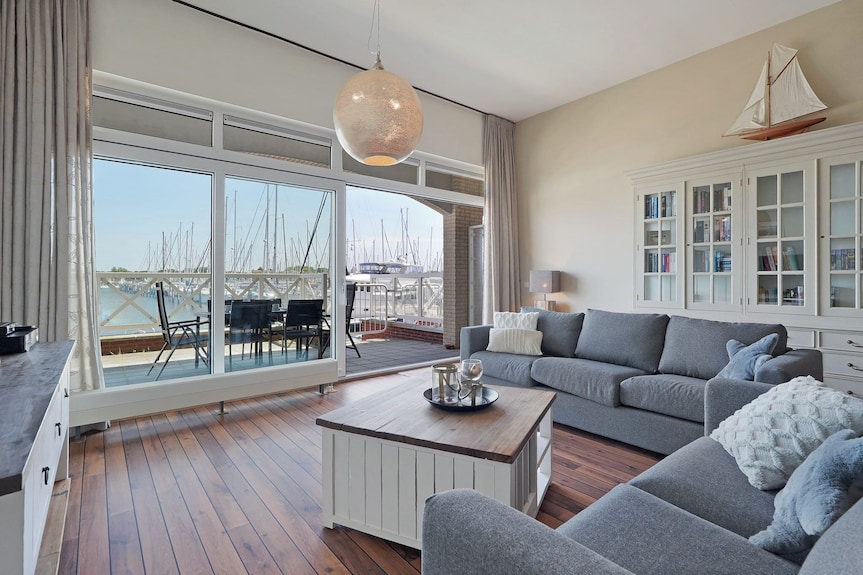 Marina Port Zélande Luxurious Vacation Apartment For 6 People Anchored Directly To The Yacht Harbour And Grevelingen - South Holland