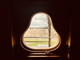 Chalé | Detalhe da parte interna