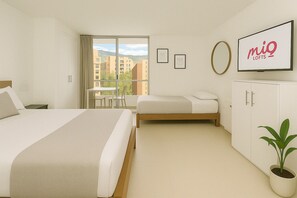 Apartamento | Roupas de cama antialérgicas, frigobar, individualmente decorados