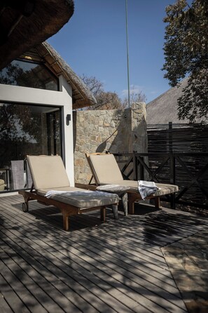 Suíte superluxo | Terraço/pátio