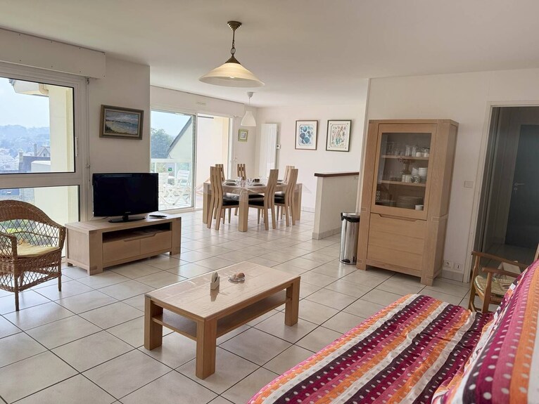 Grand Appartement Vue Mer Dans Une Résidence Au Calme à Saint Cast Le Guildo, 2 Chambres Pour 7... - Saint-Cast-le-Guildo