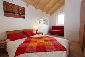 Chalé | 3 quartos, com mobília individualizada, roupa de cama fornecida 