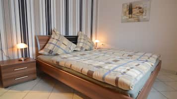Apartamento | 1 quarto, com mobília individualizada, roupa de cama fornecida