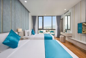 Quarto duplo luxo, vista para a cidade | Vista para a cidade