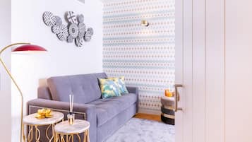 Apartamento, 1 quarto, para não fumantes | Área de estar | TV de tela plana