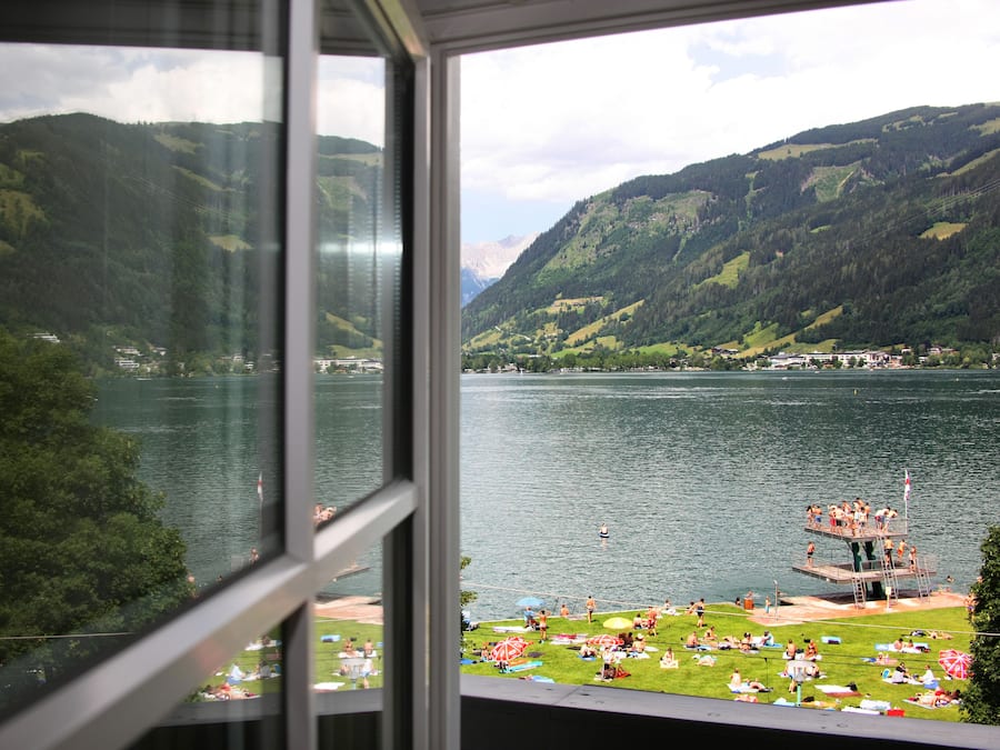 Quarto casal, vista para o lago | Wi-Fi de cortesia, roupa de cama