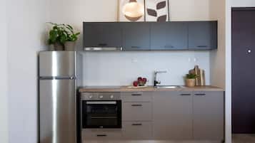 Cobertura (with terrace) | Cozinha privada | Fogão, cooktop, máquina de café expresso, cafeteira/chaleira