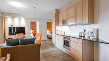RukaVillage 77, Sauna | Cozinha privada | Um frigorífico, um micro-ondas, uma placa de cozinha