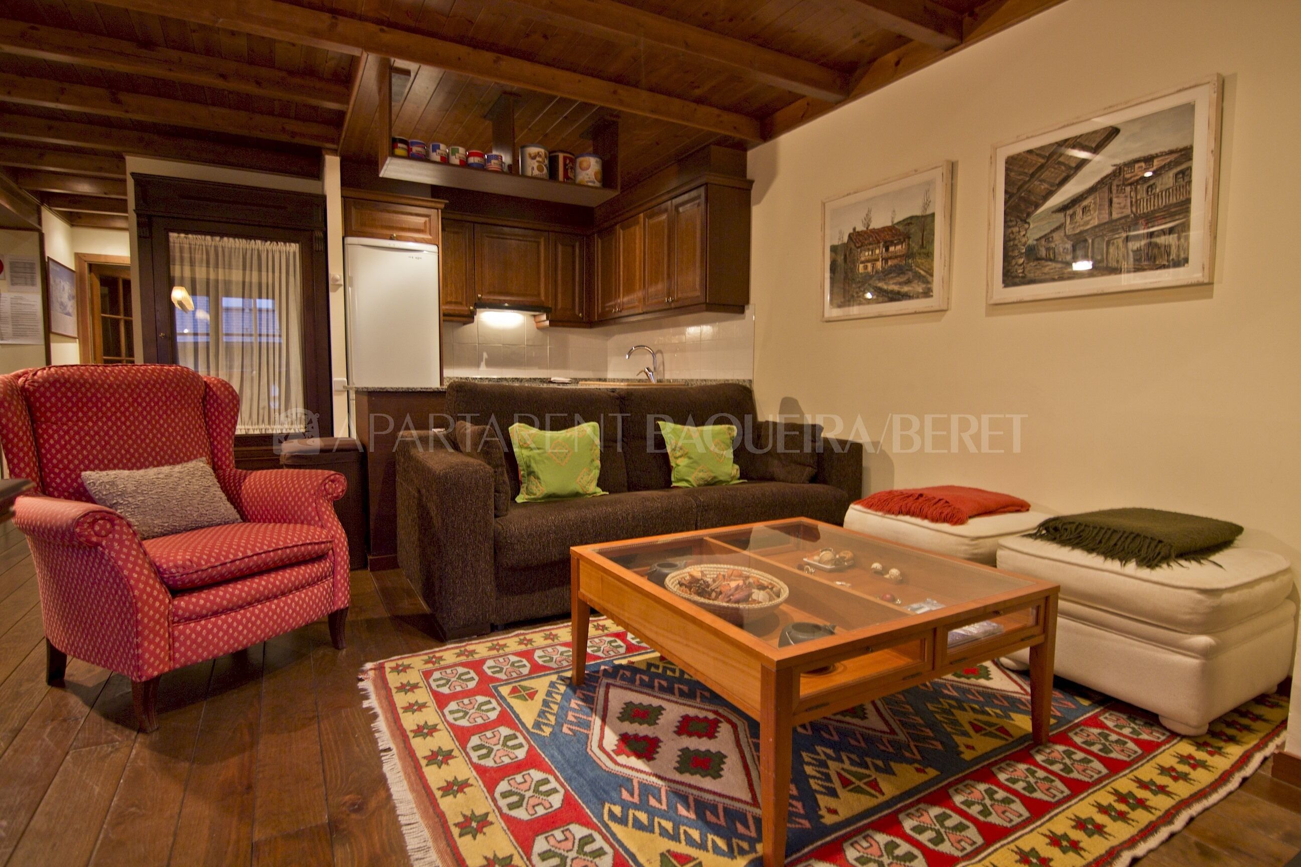 Gamo - Val De Ruda - Dos Habitaciones Piso, Capacidad 6 - Baqueira