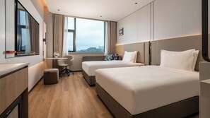 Roupas de cama premium, edredons de pluma, escrivaninha