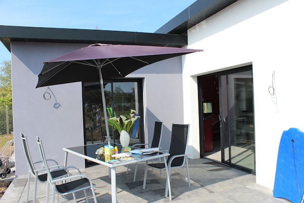 1-gite 4* Neuf Avec Spa Intérieur-jardin Clos - Mer : Phare Des Pierres Noires 1 - Crozon
