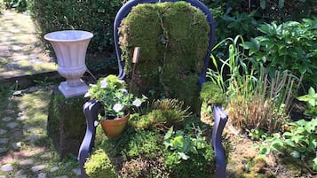Quarto Duplo Comfort, terraço, vista para o jardim | Terraço/pátio interior