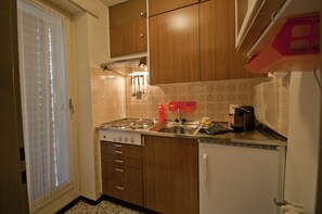 Estúdio | Cozinha privada | Um frigorífico, um micro-ondas, uma placa de cozinha 