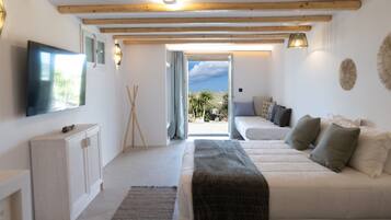 Vila superior, 3 quartos, piscina particular, vista para a montanha | Roupas de cama premium, edredons de pluma, individualmente decorados