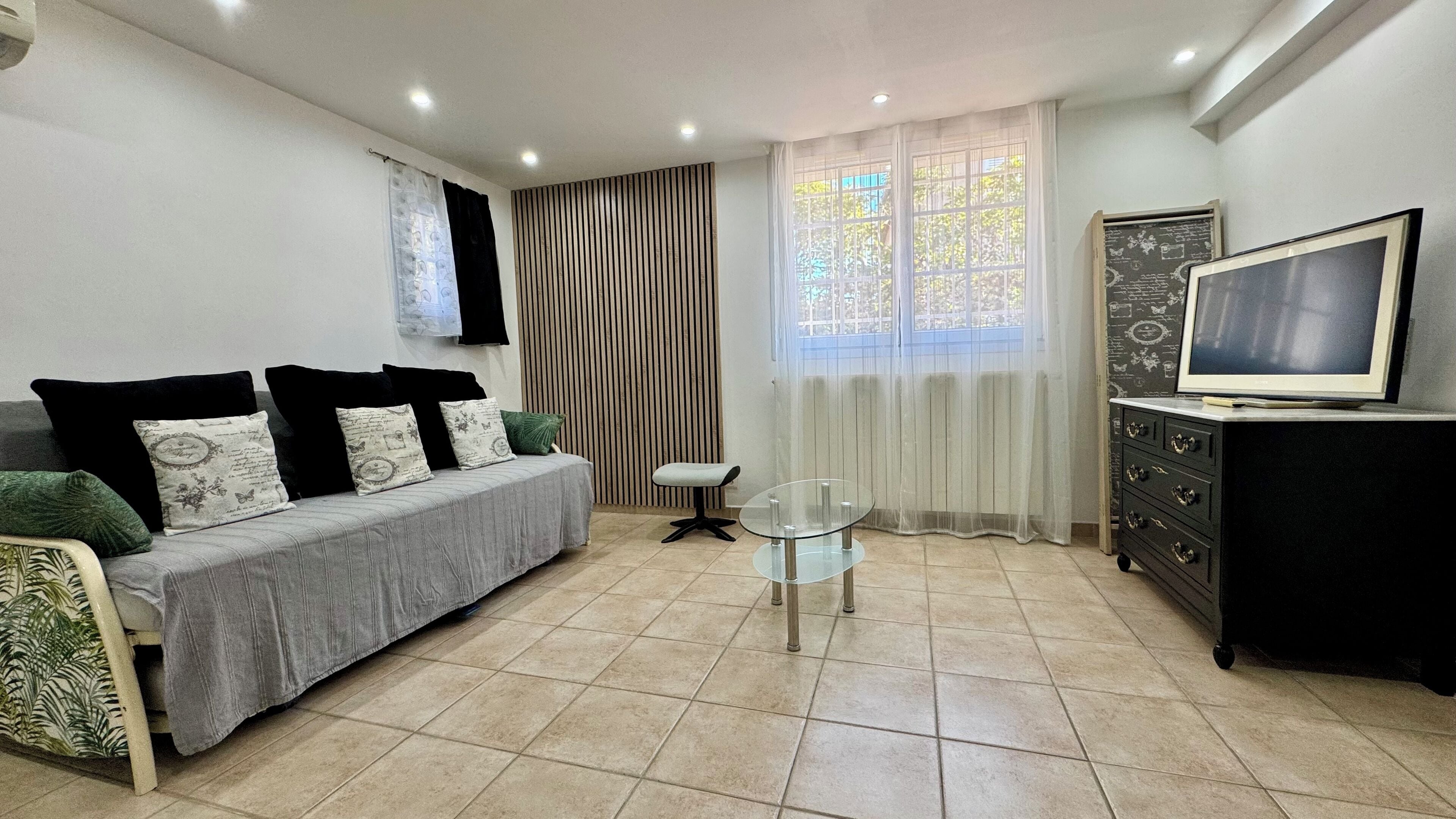 T2 45m2 With Garden, Air Conditioning, Parking, Quiet, Comfortable, Beach 800m - Cap Estérel