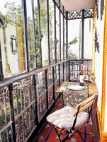 Apartamento Deluxe, 1 quarto, Vista para a cidade | Terraço/pátio interior