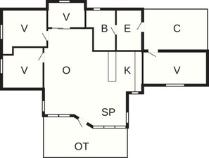 Casa | Planta do andar