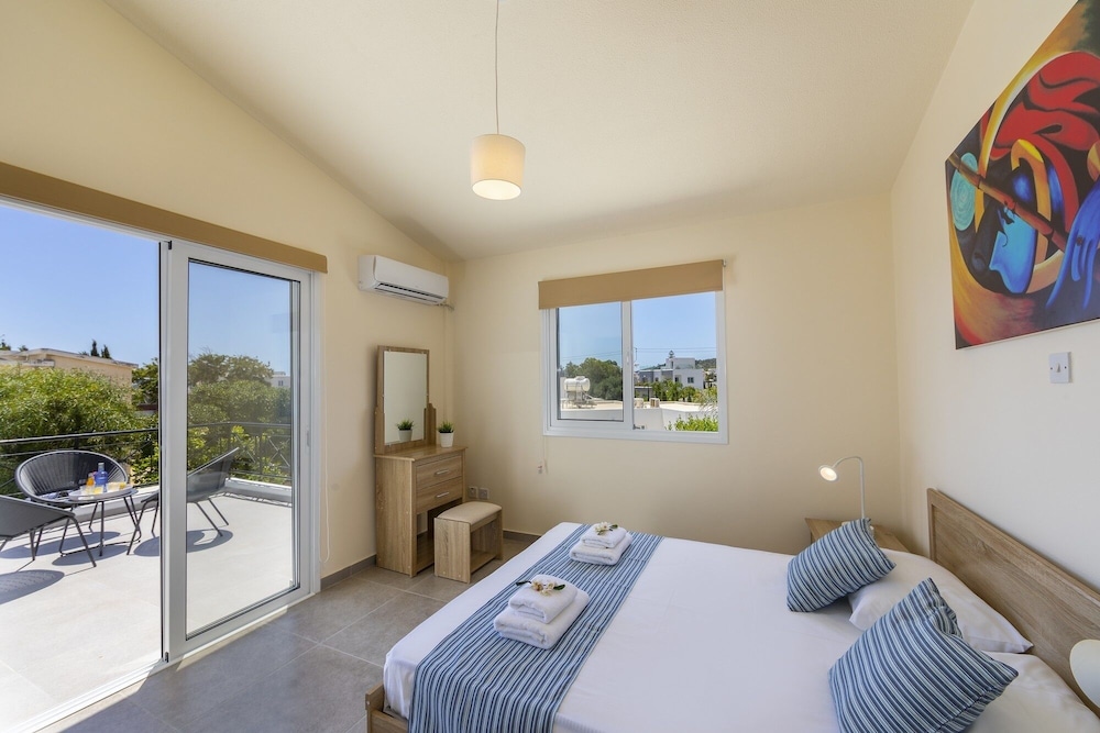 A Modern 3 Bedroom Villa Is Situated In A Quiet Area In The Central Of Protaras - Ayia Napa