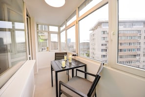 Apartamento, 1 quarto, sacada, vista para a cidade | Sacada