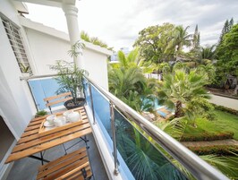 Condo, 2 quartos, para fumantes, piscina particular | Sacada