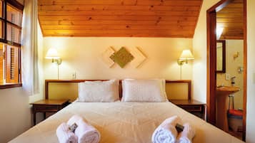 Chalé Standard (Alvenaria) | 1 quarto, minibar, roupa de cama fornecida