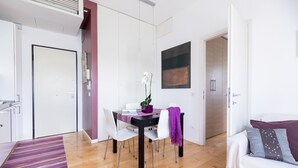 Apartamento, 1 quarto | Opções para refeição