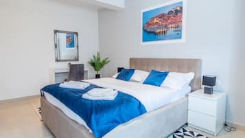 Apartamento Deluxe | 2 quartos, roupa de alta qualidade