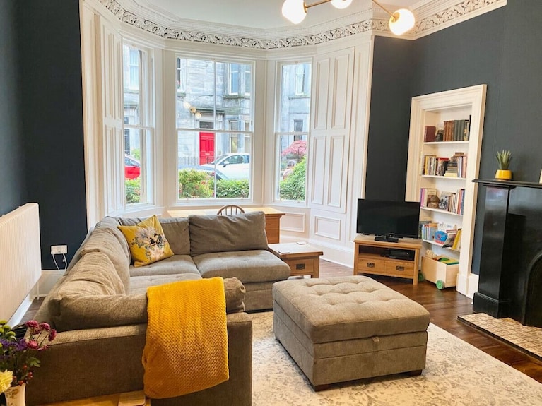 Stylish 3 Bed 2 Bath Meadows Main Door Garden Apt - Scottish Gas Murrayfield Stadium