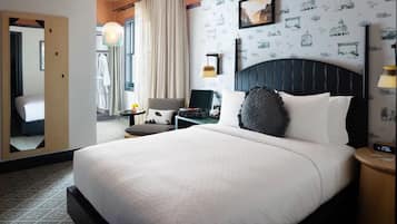 1 quarto, roupas de cama premium, edredons de pluma, cofres nos quartos
