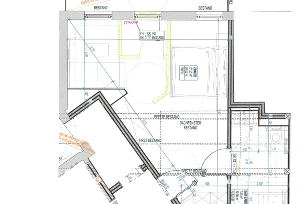 Quarto casal superior, vista para a montanha | Roupas de cama premium