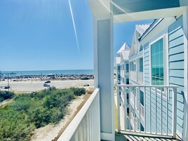 Apartamento em Condomínio Fechado, 2 quartos, varanda, vista para a praia (1.5 Bathrooms - 419) | Vista da varanda