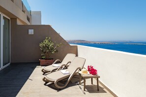 Penthouse, terraço, vista para o mar | Vista do quarto