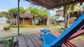 Mini Cabaña Vista al Jardin, Baño compartido | Vista do quarto