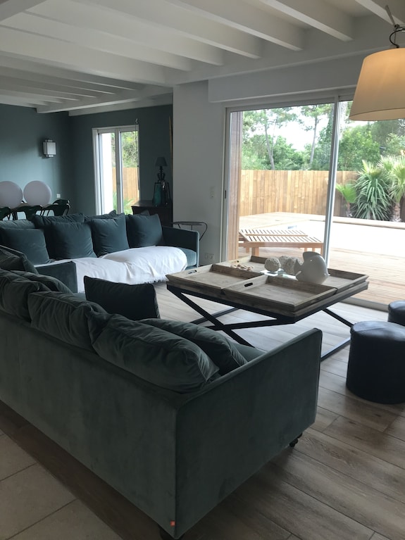 Magnifique Villa Climatisée Avec Piscine Chauffée , Plage à Pied - Moliets-et-Maa