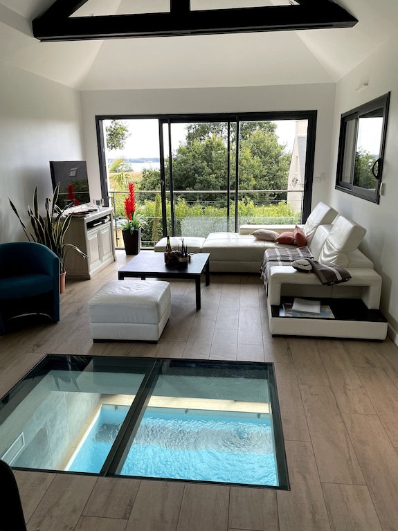 Villa Kerdelan Indoor Pool - Larmor-Baden