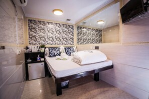 Wi-Fi de cortesia, roupa de cama