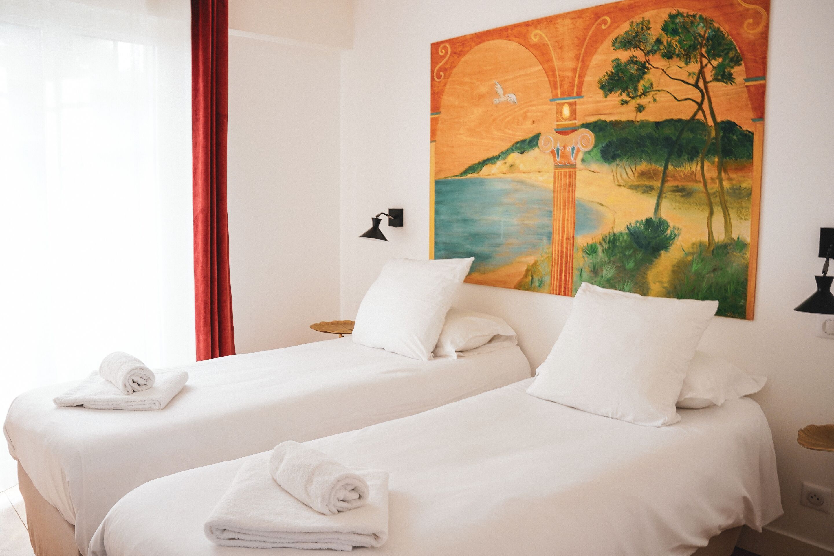 Apartamento família, suíte, vista parcial para o mar (Tourlinguet - 4.6pers) | 1 quarto