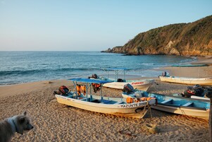 Na praia 