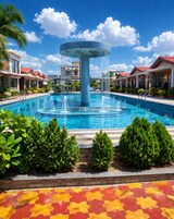 Piscina interior, piscina exterior, toldos gratuitos, guarda-sóis 