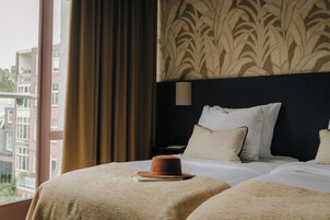 Quarto Twin Superior | Roupa de alta qualidade, camas de colchão viscoelástico