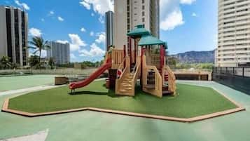 Apartamento em Condomínio Fechado, 1 quarto | Terrenos do alojamento