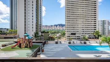 Apartamento em Condomínio Fechado, 1 quarto | Terrenos do alojamento